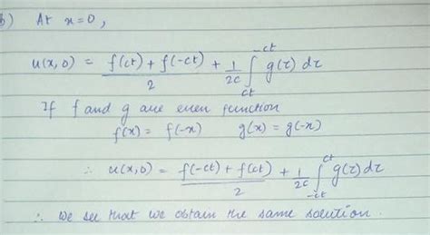 Solved Semi Infinite String Consider The Following Wave Equation