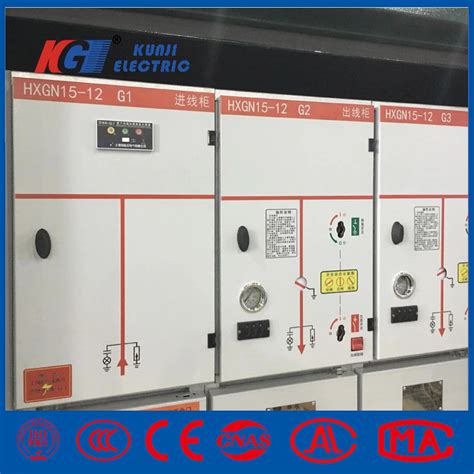 Hxgn17 Rmu Electric Indoor High Voltage Sf6 Gas Insulated Switchgear