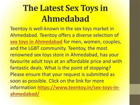 Ppt Popular Sex Toys In Ahmedabad Powerpoint Presentation Free Download Id12113026