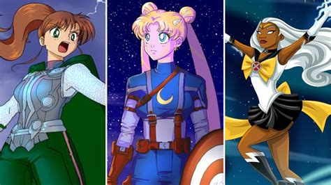 10 Sailor Moon Characters Reimagined As Avengers And 10 Marvel Heroes