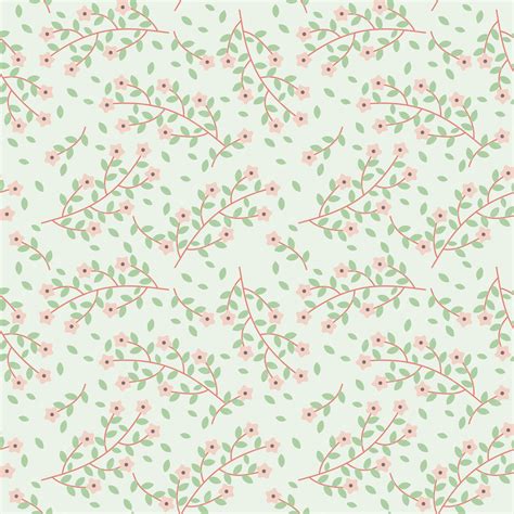 背景とインテリアのためのかわいいピンクの花のシームレスパターン プレミアムベクター