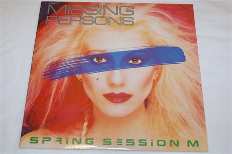 Missing Persons Spring Session M Vinyl Record Album Lp Used Joes