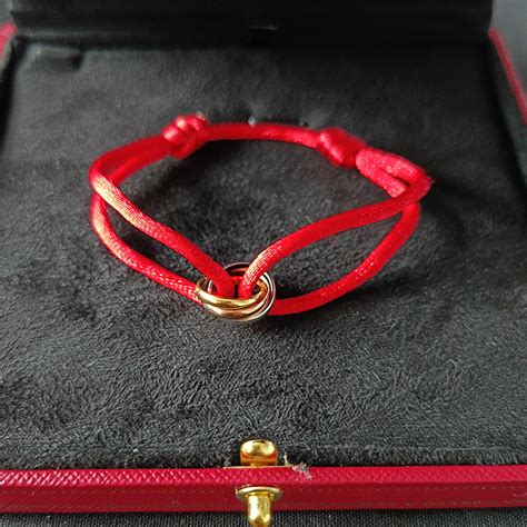 Jual Trinity Bracelet Three Rings Bracelet Colorful Cord Bracelet