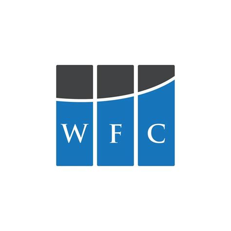 Wfc Letter Logo Design On White Background Wfc Creative Initials Letter Logo Concept Wfc