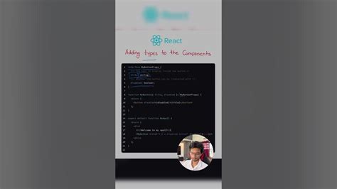 Adding Types To The Components In Reactjs Typescript Typescriptcomponent Reactjs