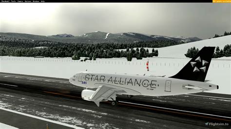 Sas Star Alliance A319 Iae Oy Kbp © For Microsoft Flight Simulator Msfs