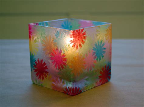 Chelsea Cecelia Creations Tissue Paper Mod Podge Vase