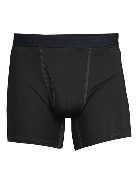 Pair Of Thieves Mens 4 Way Performance Stretch Boxer Briefs 3 Pack