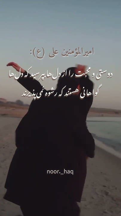 دوستی و محبت را از دل‌ها بپرسید که دل‌ها گواهانی هستند که رشوه نمی