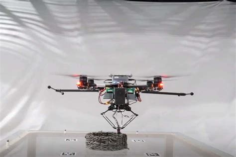 Drone Swarm That 3d Prints Cement Structures Could Construct Buildings