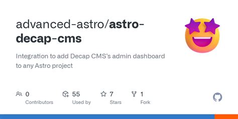Github Advanced Astroastro Decap Cms Integration To Add Decap Cmss