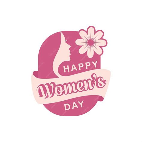 Feliz Dia Da Mulher Silhueta De Um Vetor De Dia Da Mulher Comemoração