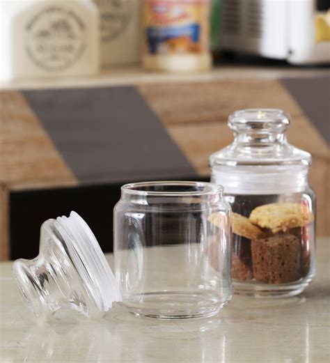 Buy 500 Ml Glass Jar Set Of 6 By Ocean Online Jars And Containers