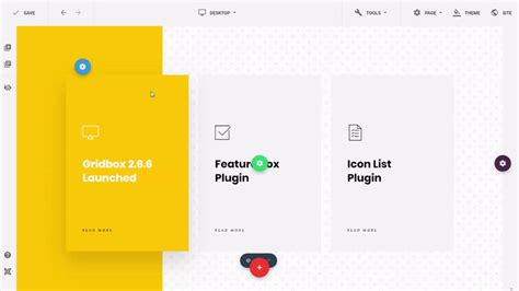 Feature Box And Icon List Plugins Joomla Website Builder Gridbox