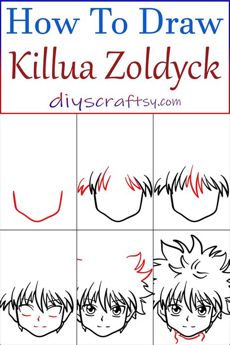 23 Killua Drawing Ideas For Hunter X Hunter Fans Diyscraftsy