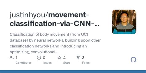 Movement Classification Via Cnn Lstmlicense At Master · Justinhyou