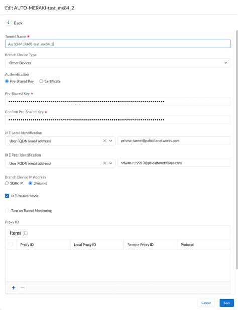 Integrate Prisma Access With Cisco Meraki Sd Wan