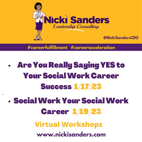 Registration Open New Year Social Work Career Advancement Virtual