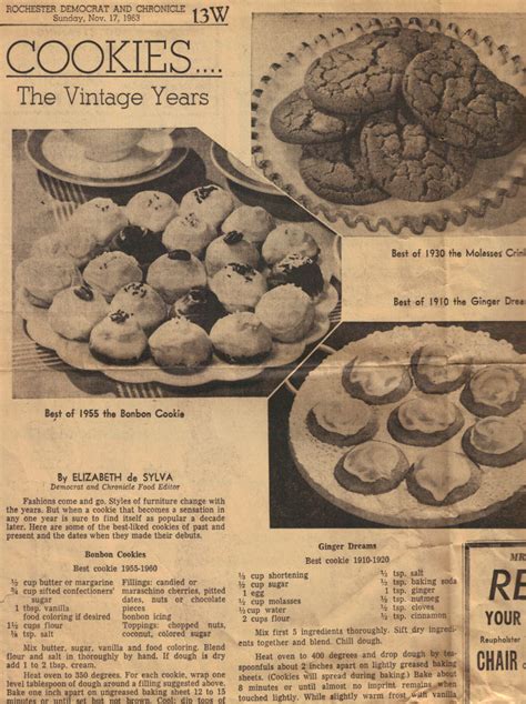Oldest Cookie Recipe Vintage Chocolate Chip Cookies