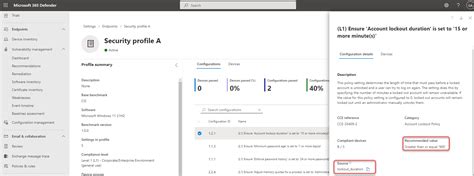 Security Baselines Assessment Microsoft Defender Vulnerability