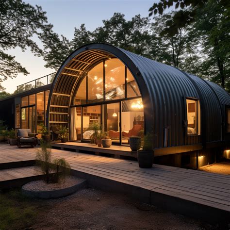 Modern Glass Cabin In The Woods
