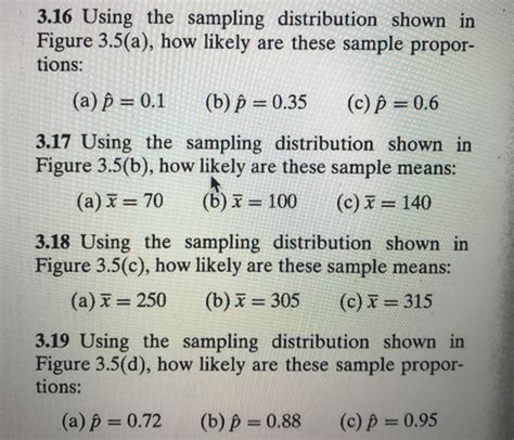 Using The Sampling Distribution Shown In Figure Chegg