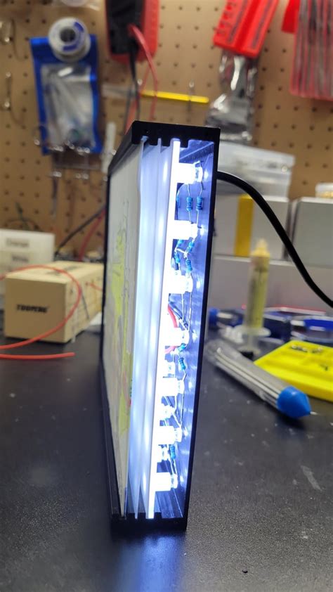 Made My Own Backlit Lithophane Frame While I Wait For The Bambu Lab