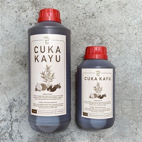 Cuka Kayu Asli 100 Organik Shopee Malaysia