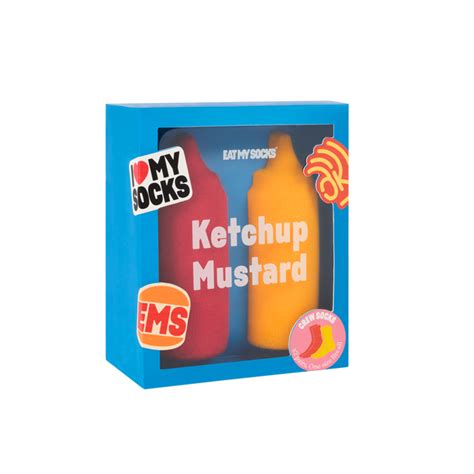 잇마이삭스 Ketchupandmustard 케첩and머스타드 양말 세트 2 Pairs