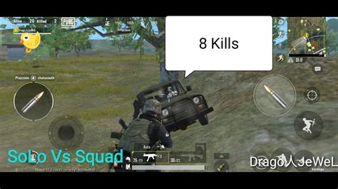 Solo Vs Squad Chicken Dinner Pubg Mobile Lite Youtube