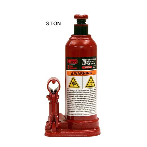 Norco 2 To 12 Ton Capacity Bottle Jack For Sale Redline Stands