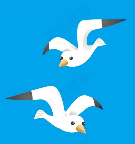 鸥科卡通鸥科大山谷图库