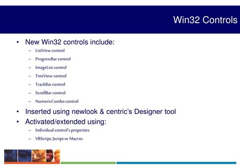 Ppt Win Controls Activex Integration Powerpoint Presentation Id