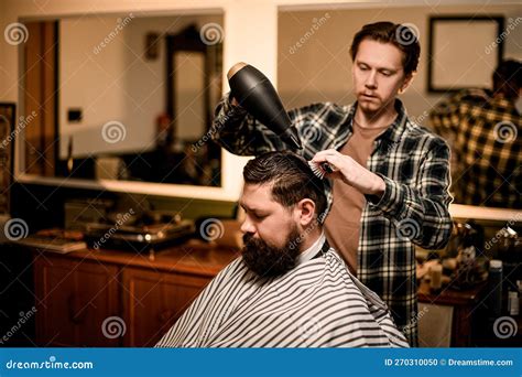 Master Barber Removes Hair From Nose Of Man With Wax Depilation Beauty