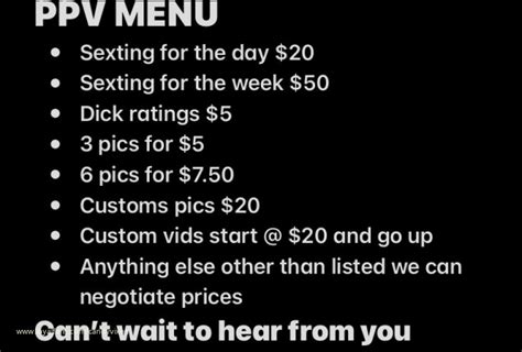 PPV SPECIAL MENU Candy Vixen Official Photos Loyalfans Com