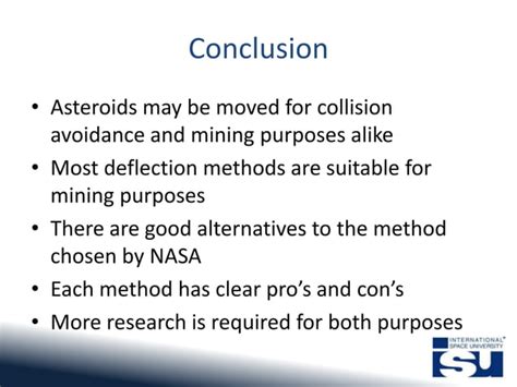 Asteroid Deflection Methods For Mining Purposes Ppt