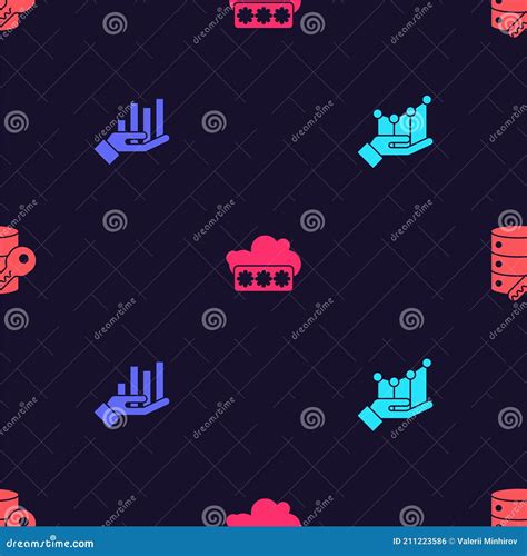 Set Pie Chart Infographic Password Protection And Server Security