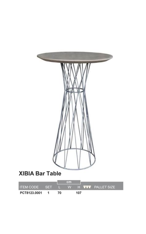 Xibia Bar Table Rosa Planters Vietnam Co Ltd
