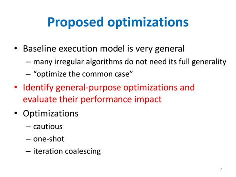 ppt structure driven optimizations for amorphous data parallel