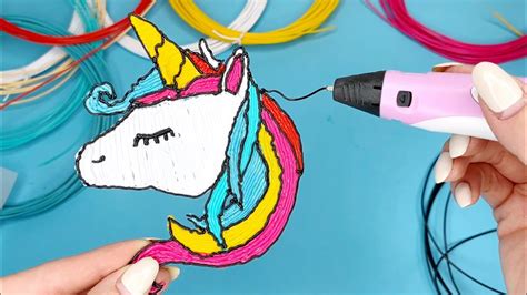 РИСУЮ ЕДИНОРОГА 3Д РУЧКОЙ Unicorn 3d Pen Youtube
