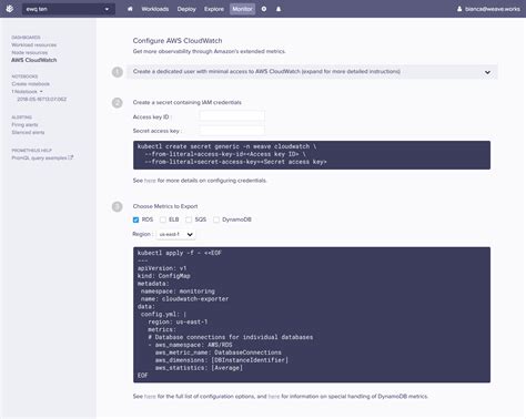 Add Docscommands To Setup Aws Secretsconfigmaps · Issue 214 · Weaveworkslauncher · Github
