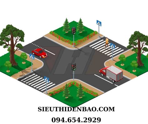 Mô Hình đèn Giao Thông Cho Trường Mầm Non