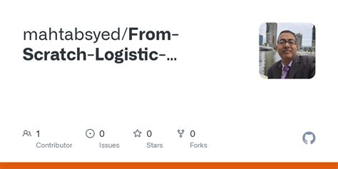 From Scratch Logistic Regression Classificationfromscratchlogistic