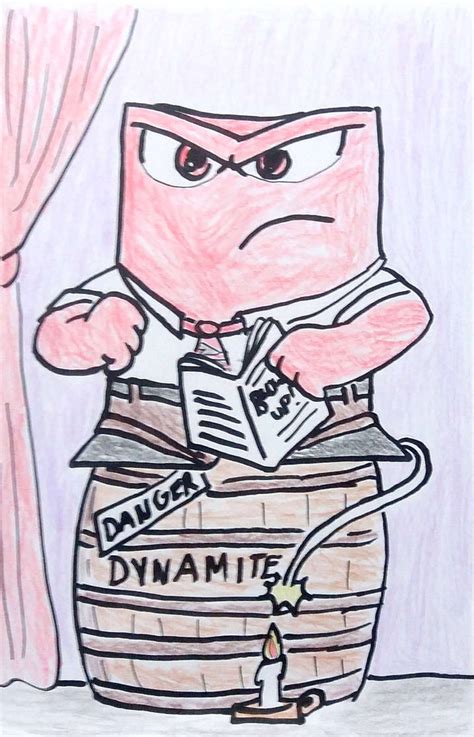 Inside Out X Haunted Mansion Anger By Juanpadraws On Deviantart