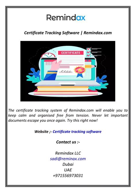 Ppt Certificate Tracking Software Powerpoint Presentation Id 13622653