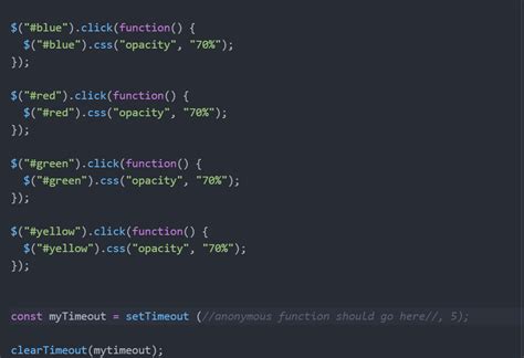 Need Help With Settimeout Rlearnjavascript