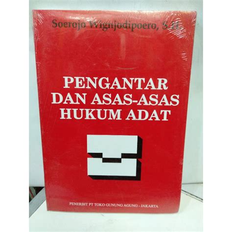 Jual BUKU PENGANTAR DAN ASAS ASAS HUKUM ADAT Shopee Indonesia