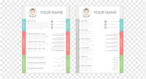 커리큘럼 이력 경력 포트폴리오 템플릿 Résumé Electronic 포트폴리오 전기 Sobre 경험 인포 그래픽 본문 이력서 Png Pngwing