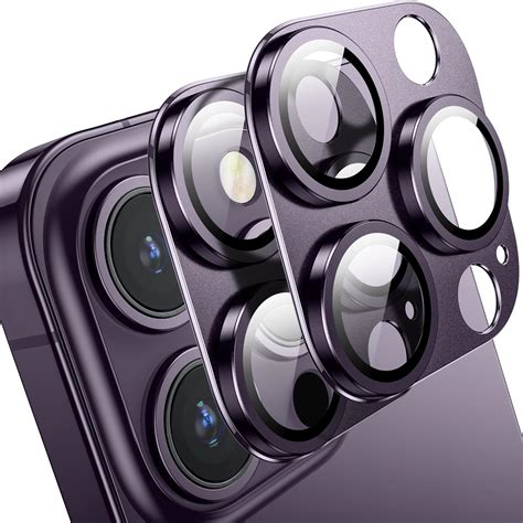 Mansoorr iPhone 14 Pro/iPhone 14 Pro Max için Kamera Lensi Koruyucu ...