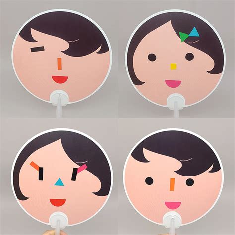 표정 부채 페이스 스티커 세트 스트레스컴퍼니 감정카드 분노캔들